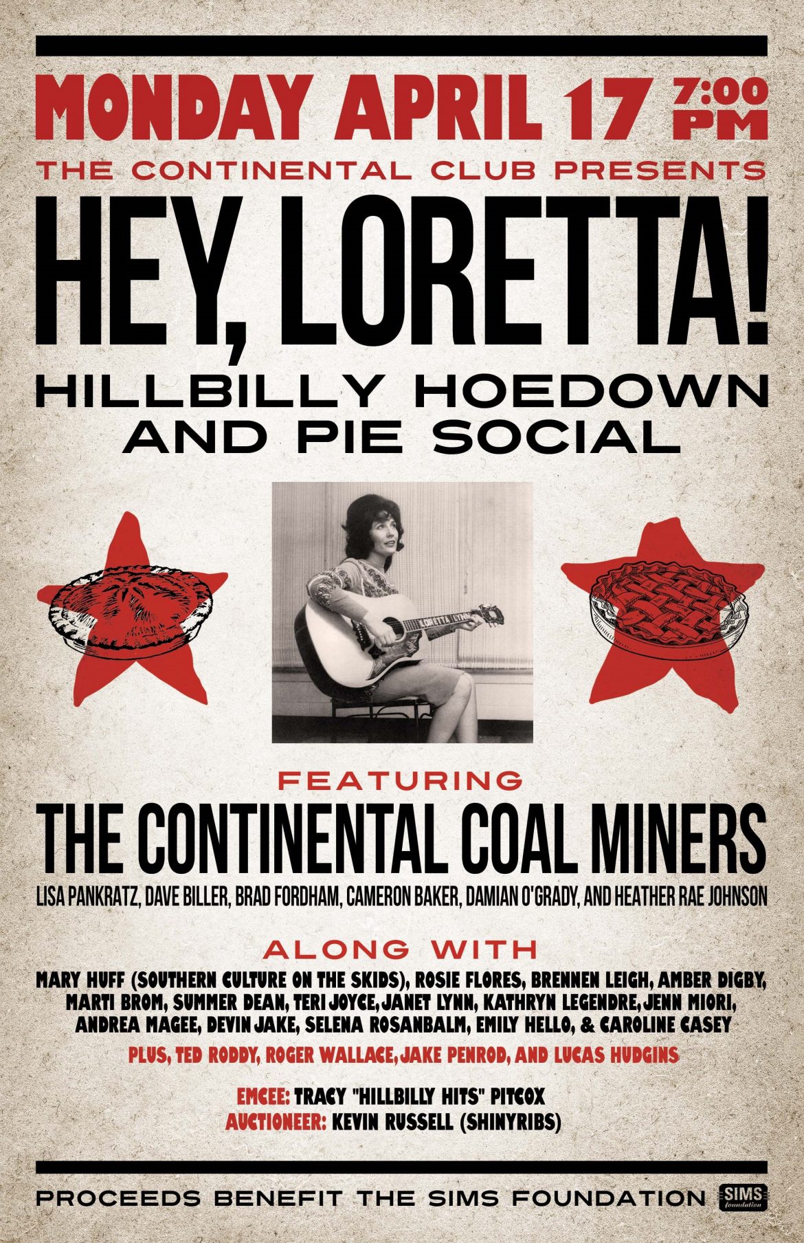 Hey, Loretta! Hillbilly Hoedown and Pie Social - SIMS Foundation